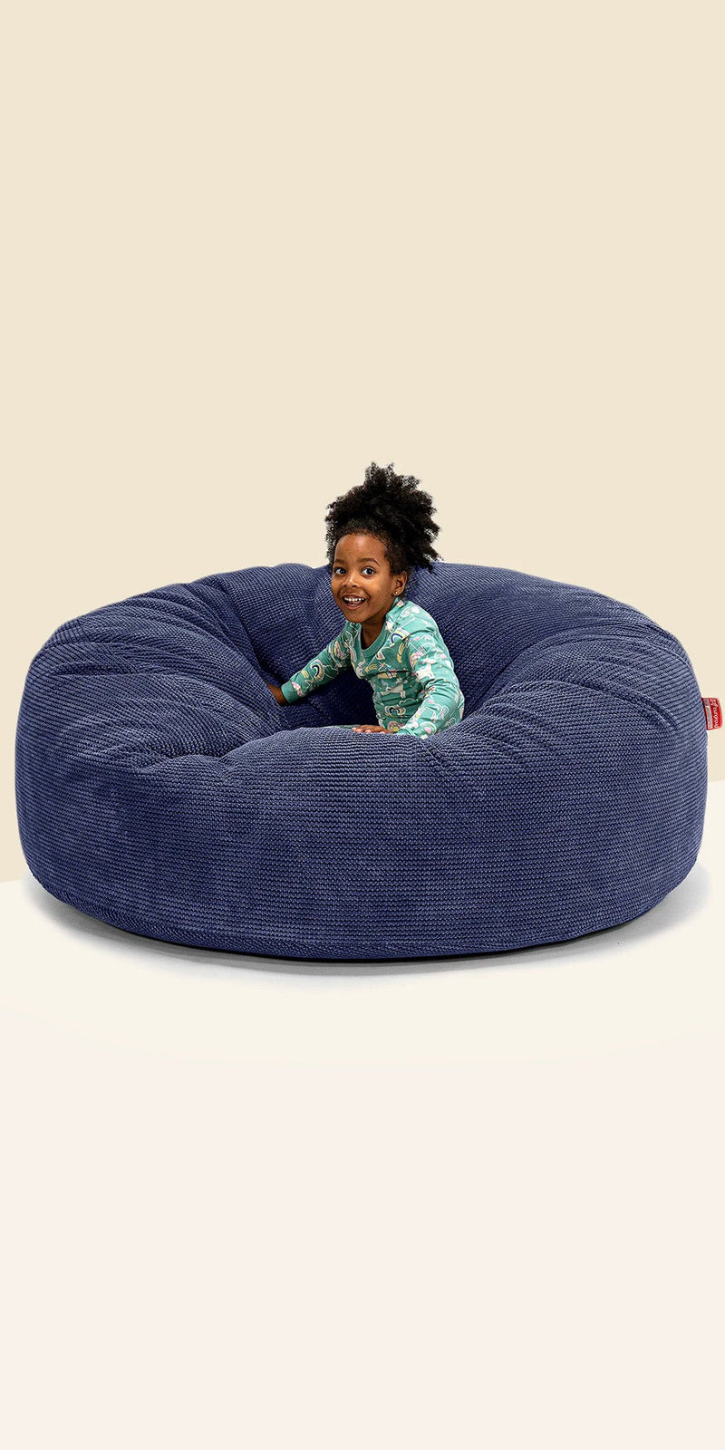 Lounge Pug Kindersessel Sitzsäcke Sitzsack Kinder Cord Türkis