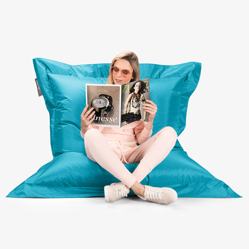 Big Bertha Original, Riesen Sitzsack XXL Outdoor, Sitzkissen, Aqua– Big ...