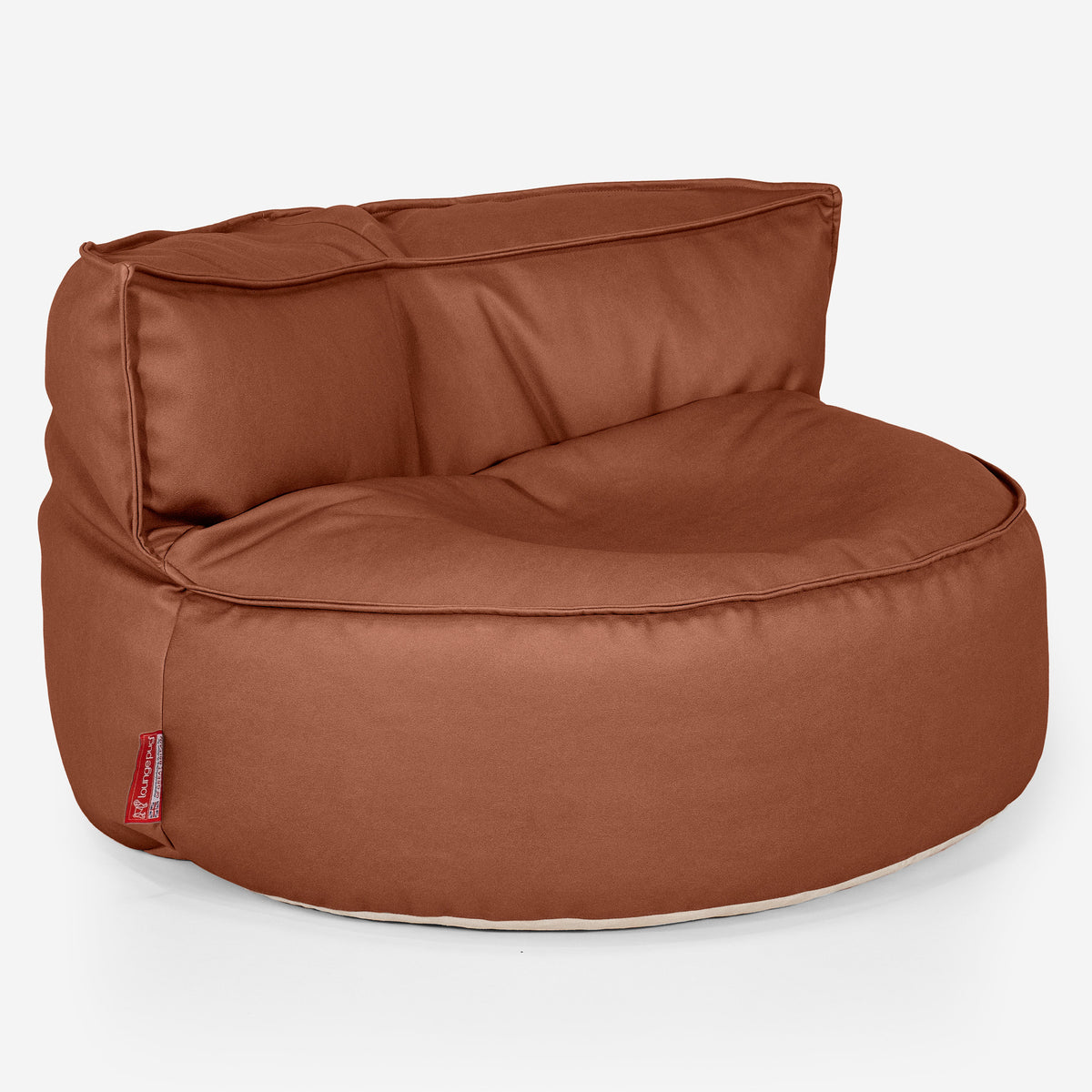 Lounge Pug Chloe Sitzsacksofa Veganes Leder Kastanienbraun Sofa ...