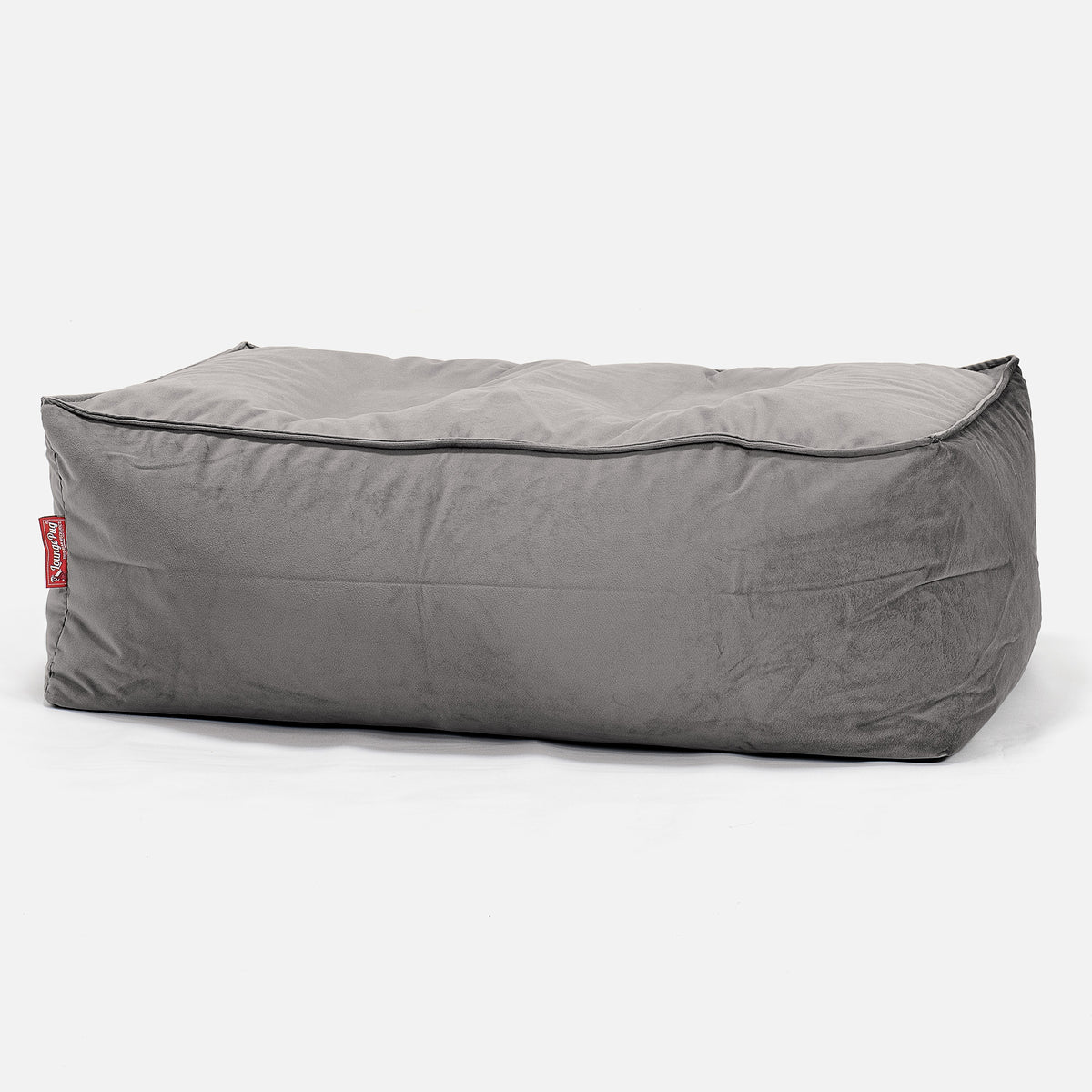 Lounge Pug Sitzsack Lounge Sessel Samt Silber Big Bertha Original De