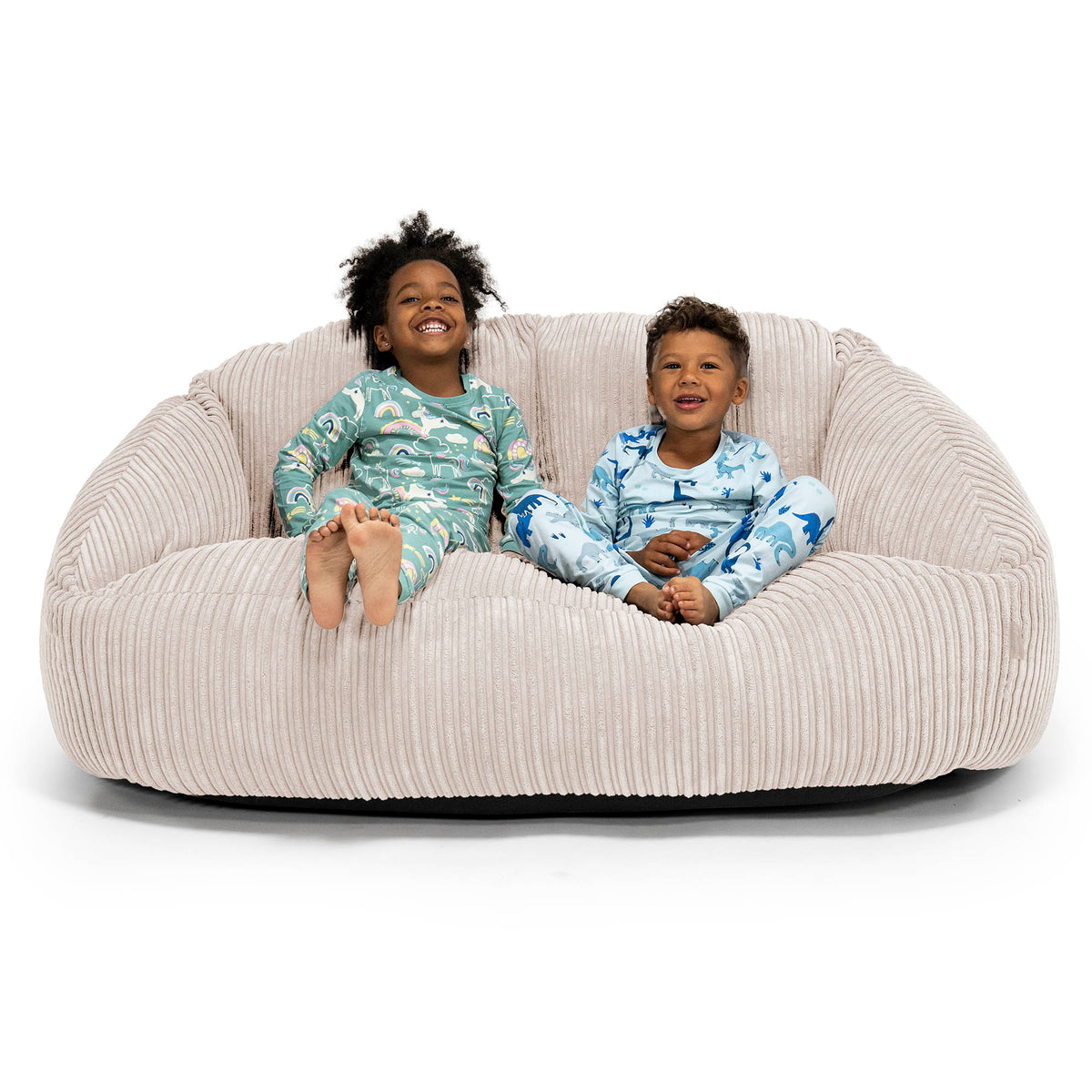 Lounge Pug Riesen Bubble Kinder Sitzsack Sofa Cord Elfenbein Sitzsack ...