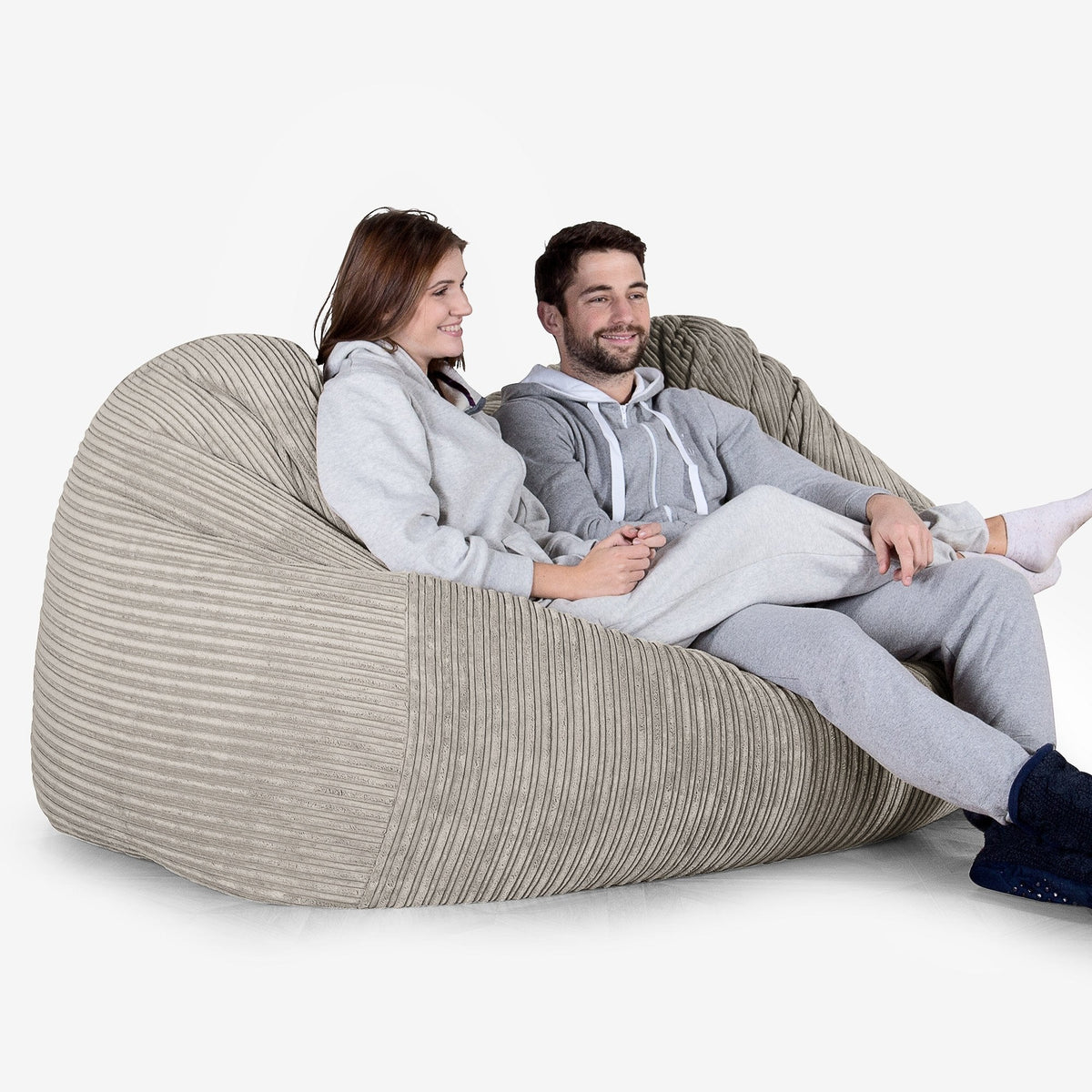 Lounge Pug Riesen Sitzsack Couch Sitzsack Sofa Cord Türkis Big