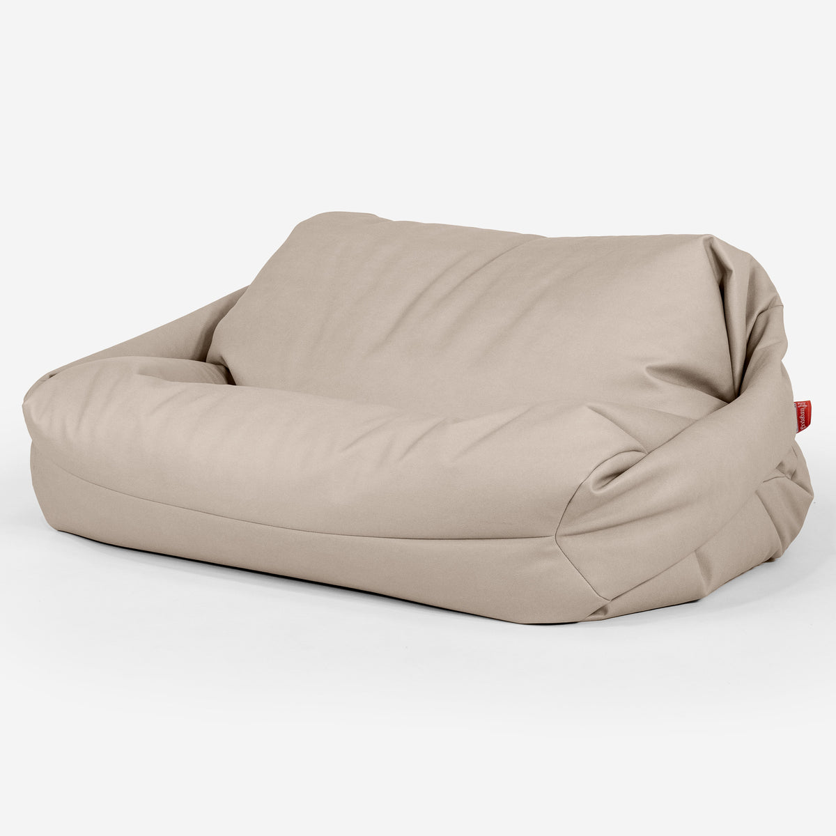 Lounge Pug Sabine Sitzsack Sofa Veganes Leder Elfenbein– Big Bertha ...