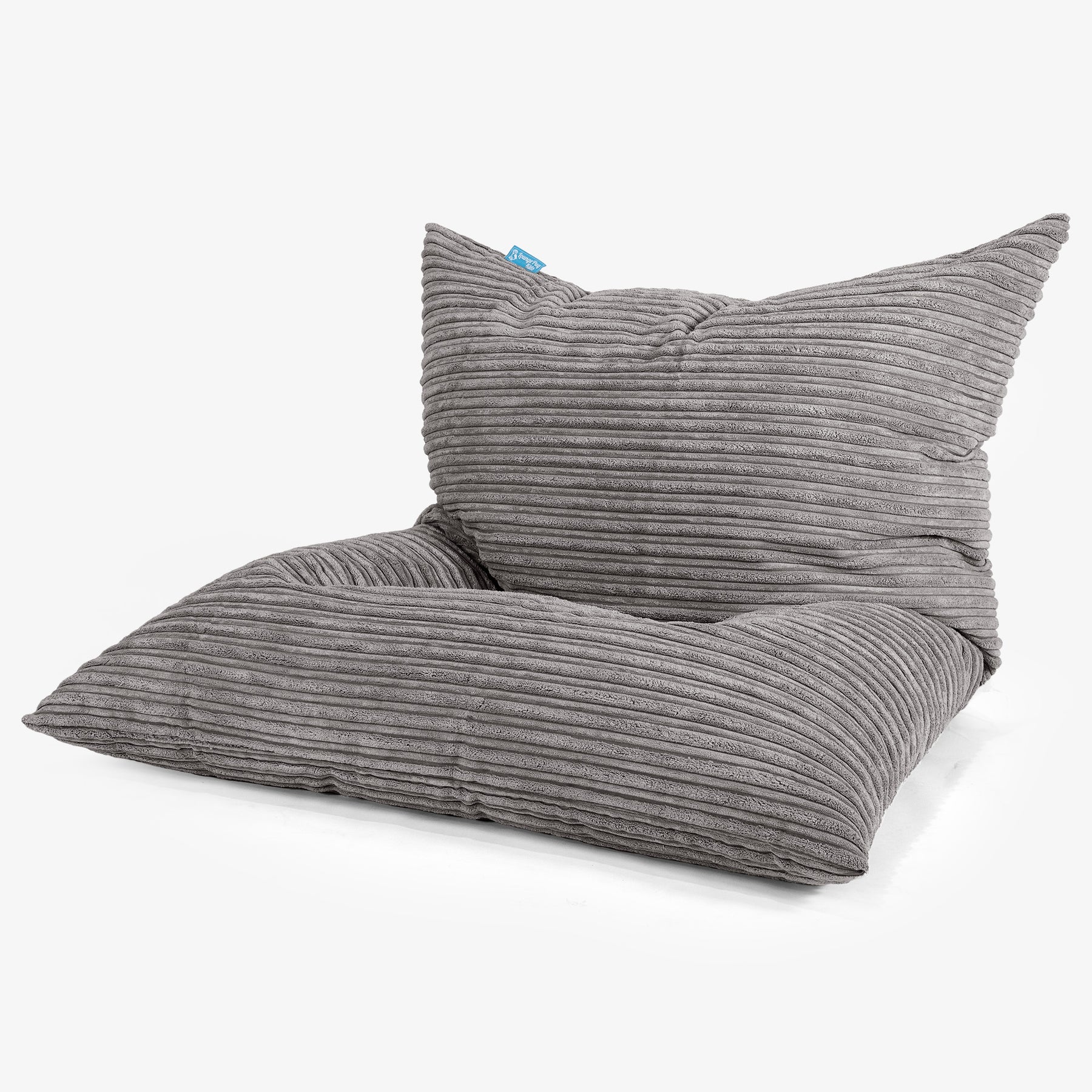 Lounge Pug, Sitzsack Kinder XL, Cord Elfenbein– Big Bertha Original DE