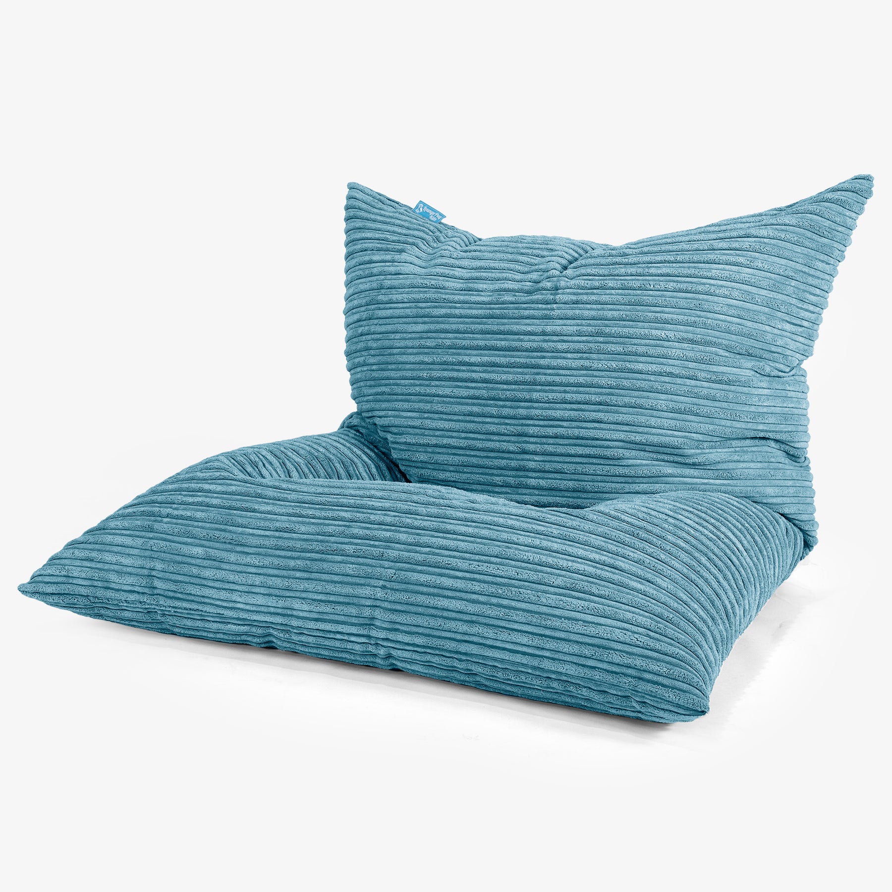 Lounge Pug, Sitzsack Kinder XL, Cord Elfenbein– Big Bertha Original DE