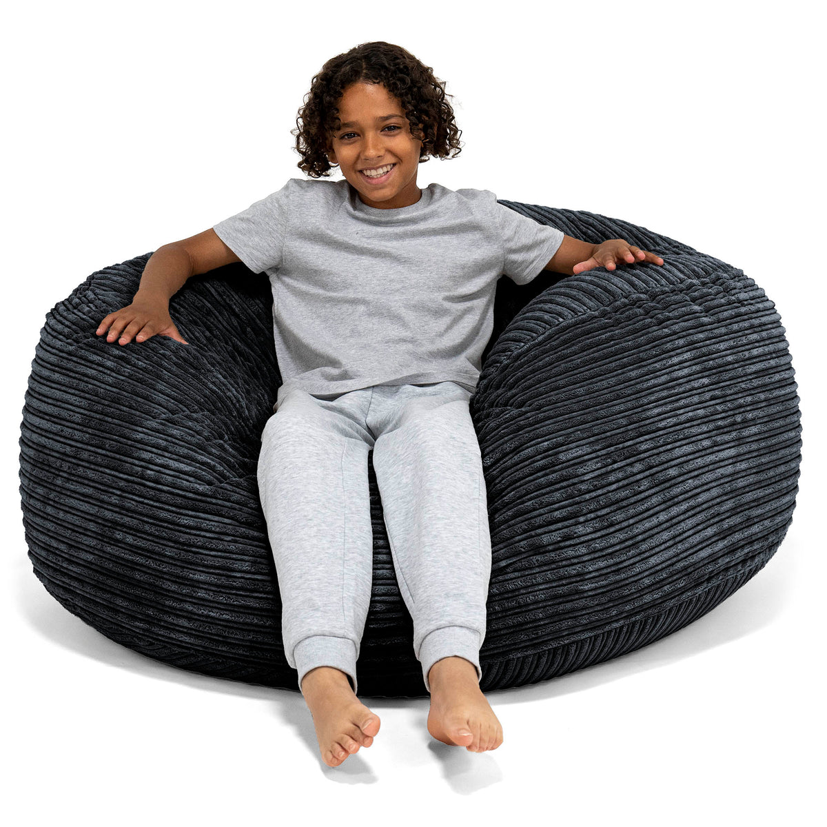 Lounge Pug Super Bequemer Riesen Kindersitzsack Cord Baby Blau Kinder ...