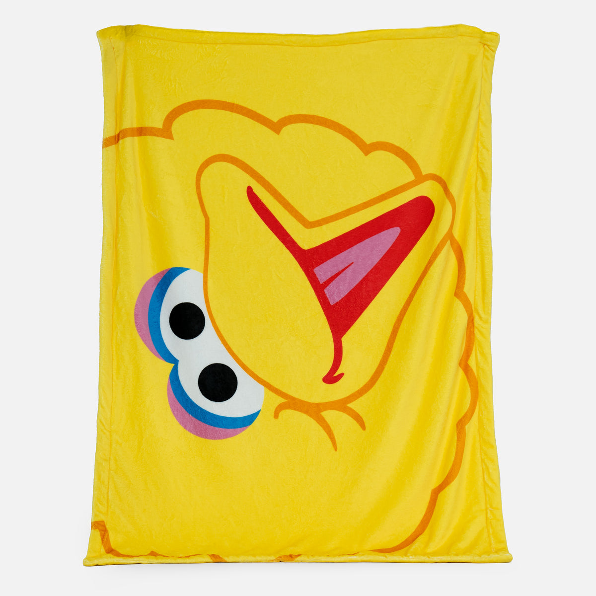 Sesame Street Bibo Kuscheldecke Tagesdecke Gelb 100 x 140 cm– Big ...